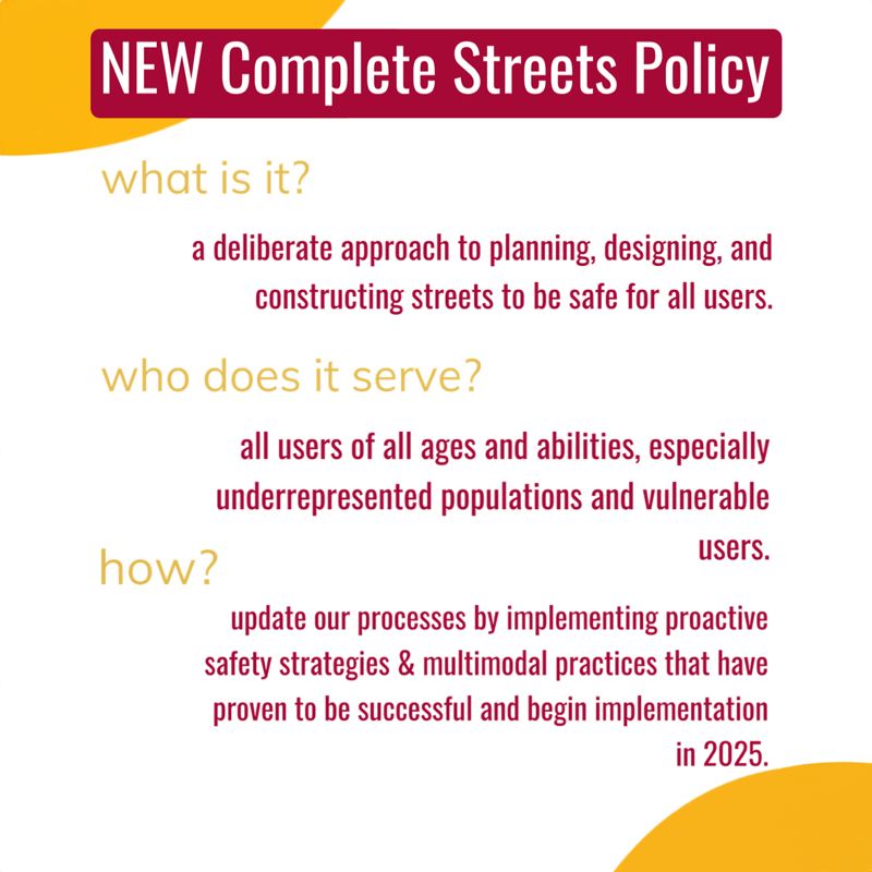 Model Complete Streets Initiative - MDOT